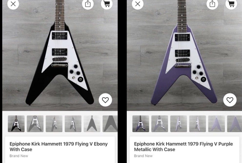 Epiphone Kirk Hammett 1979 Flying V - Guitar Bomb