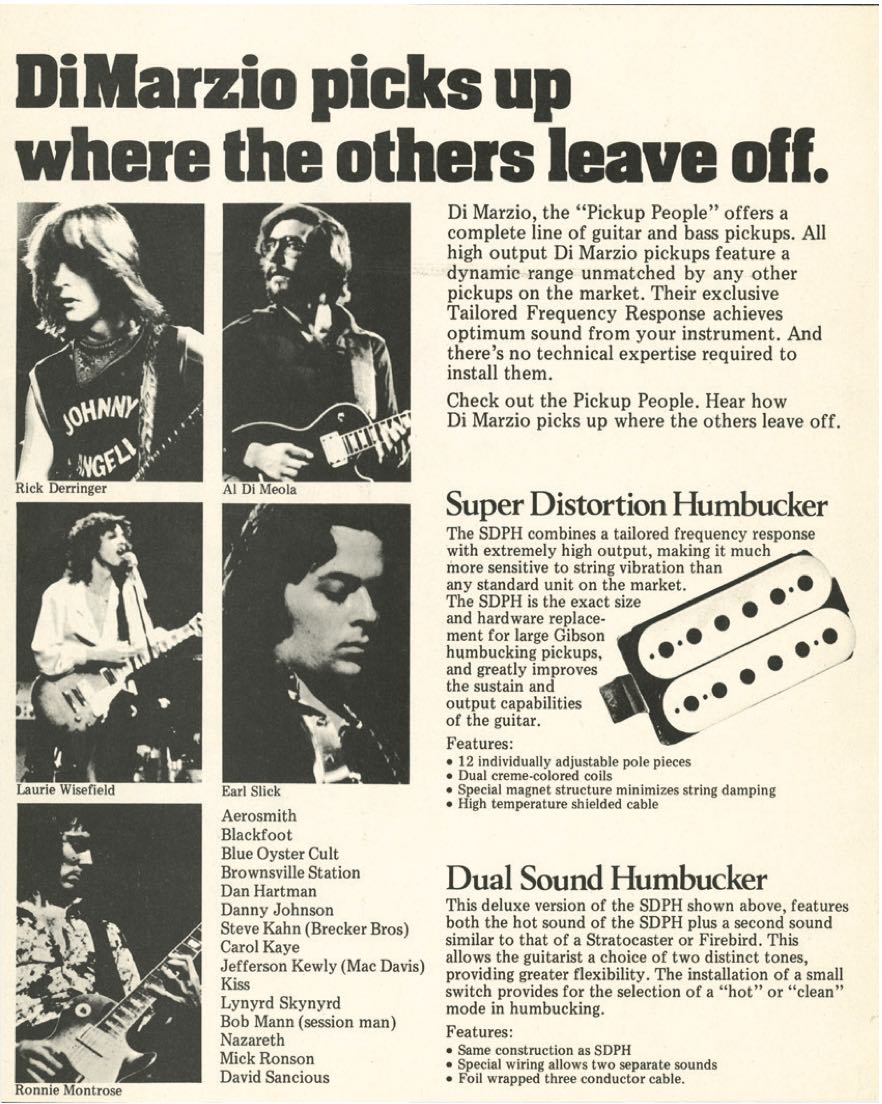 DiMarzio PAF and Double Cream Trademark challenged by Gibson - Guitar Bomb