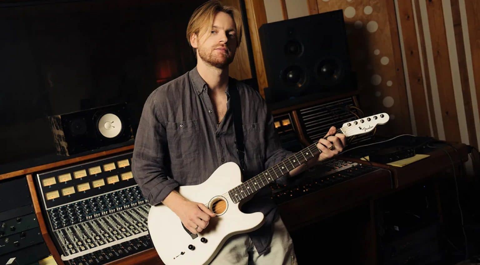 Fender Honors FINNEAS with First-Ever Signature Acoustasonic Telecaster ...